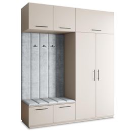 GARDEROBENSCHRANK REMA 200/240/60 cm Modern Kaschmir