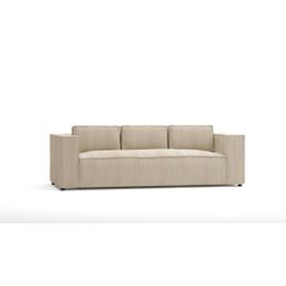 3-SITZER-SOFA Nova Beige Cord