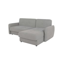 ECKSOFA Lupo Silber Mikrofaser