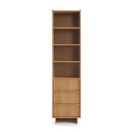 B&Uuml;CHERREGAL ZENITH 50/201/39 cm Wohnzimmerregal Hochschrank Regal Braun