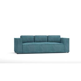 3-SITZER-SOFA Nova T&uuml;rkis Cord