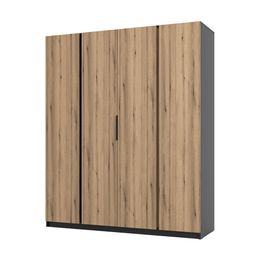 DREHT&Uuml;RENSCHRANK CAGLIARI 200/239/61,9cm 4-t&uuml;rig Schwarz
