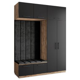 GARDEROBENSCHRANK REMA 180/240/60 cm Modern Eichefarben