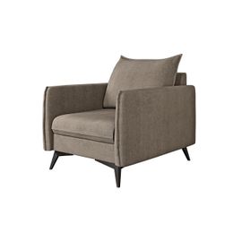SESSEL Pulse Dunkelbeige Luxusmicrofaser