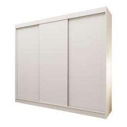 SCHWEBET&Uuml;RENSCHRANK SOFIA 240/216/61 cm 3-t&uuml;rig Wei&szlig;