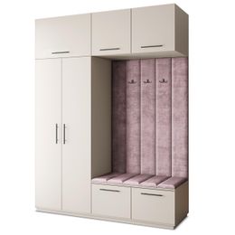 GARDEROBENSCHRANK REMA 180/240/60 cm Modern Garderobe-Set Kaschmir