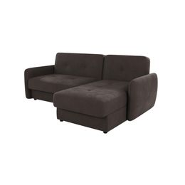 ECKSOFA Lupo Braun - Khaki Mikrofaser