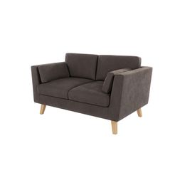 2-SITZER-SOFA Mario Braun - Khaki Microfaser