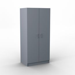 DREHT&Uuml;RENSCHRANK PINELLO 81/177/52cm 2-t&uuml;rig Graphitfarben