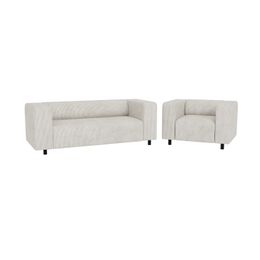 SITZGARNITUR 2+1 Tove Beige Cord