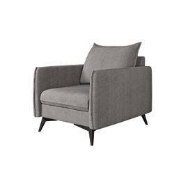 SESSEL Pulse Grau Luxusmicrofaser