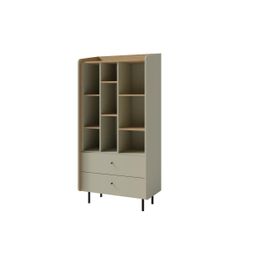B&Uuml;CHERREGAL VETTA 80x42x170 cm, Regal Eichefarben