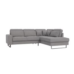 ECKSOFA Floe Hellgrau Cord