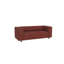 2-SITZER-SOFA Tove Terrakotta Cord