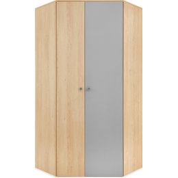 DREHT&Uuml;RENSCHRANK BRERA 90/190/90cm 2-t&uuml;rig Eichefarben