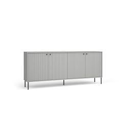 KOMMODE NIMB 207/89,2/40,5cm mit Schubladen 4 T&uuml;ren Grau