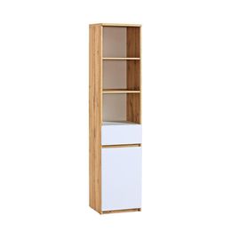 B&Uuml;CHERREGAL KRYOS 45/195,2/40 cm Wohnzimmerregal Hochschrank Regal Eiche Wotan