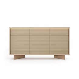 KOMMODE RIGATO 153,9/84,4/40cm mit 3 Schubladen 3 T&uuml;ren Beige