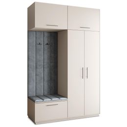 GARDEROBENSCHRANK REMA 150/240/60 cm Modern Garderobe-Set Kaschmir