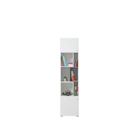 B&Uuml;CHERREGAL GALIA 45x40x190 cm, Regal Wei&szlig;