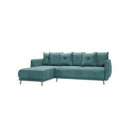 ECKSOFA Chroma T&uuml;rkis Luxusmicrofaser