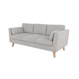 3-SITZER-SOFA Mario Silber Microfaser
