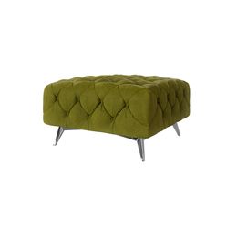 HOCKER Chesterfield Laura Olive Samt
