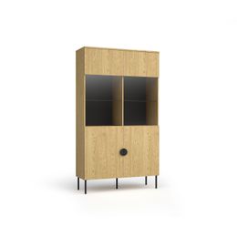 VITRINE AXIS 187,6/106,6 cm in Eichefarben