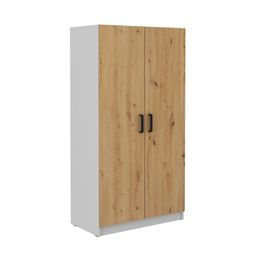 DREHT&Uuml;RENSCHRANK MALTESA 79,9/153,6/42cm 2-t&uuml;rig Grau