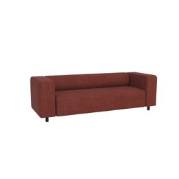 3-SITZER-SOFA Tove Terrakotta Cord