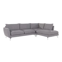 ECKSOFA Elou Grau Microfaser