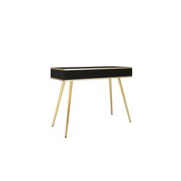 KONSOLENTISCH VENEZIA 102/80/50 cm mit Schubladen, Schwarz