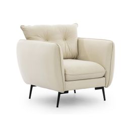SESSEL Nordloft Beige Samt