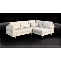 ECKSOFA Lorine Mikrofaser Ecru