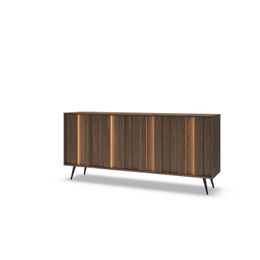 KOMMODE DAVANTI 183,3/82,6/40cm mit Schubladen 6 T&uuml;ren Eichefarben