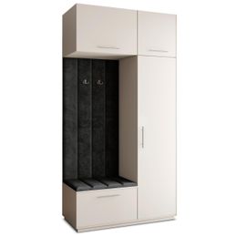 GARDEROBENSCHRANK REMA 120/240/60 cm Modern Kaschmir