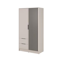 DREHT&Uuml;RENSCHRANK NELIANA 105/200/51 cm 2-t&uuml;rig Kaschmir