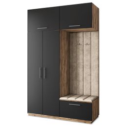 GARDEROBENSCHRANK REMA 150/240/60 cm Modern Eichefarben