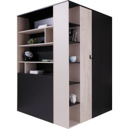 DREHT&Uuml;RENSCHRANK ISEO 135/190/135cm 2-t&uuml;rig Wei&szlig;