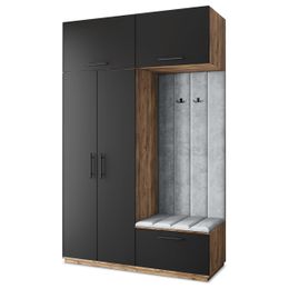 GARDEROBENSCHRANK REMA 150/240/60 cm Modern Eichefarben