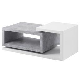COUCHTISCH BOTTEGA 120/40/60 cm Wei&szlig;