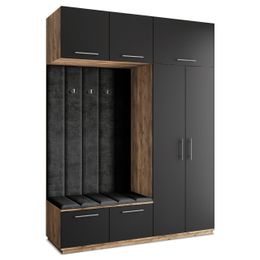 GARDEROBENSCHRANK REMA 180/240/60 cm Modern Eichefarben