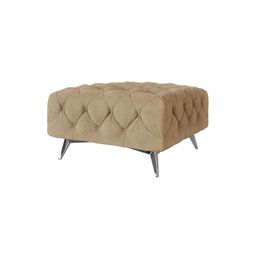 HOCKER Chesterfield Laura Beige Samt