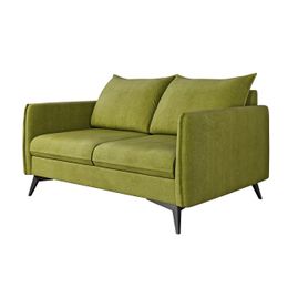 2-SITZER-SOFA Pulse Gr&uuml;n Luxusmicrofaser