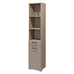 B&Uuml;CHERREGAL ROSIRIS 40x40x197 cm, Regal Beige