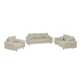 SITZGARNITUR 3+2+1 Alma Beige Cord