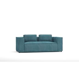 2-SITZER-SOFA Nova T&uuml;rkis Cord
