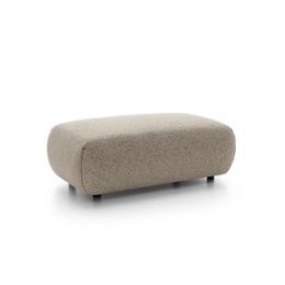 MASSENO Sitzhocker ZEST, Modern Polsterhocker, Fu&szlig;hocker Beige