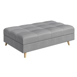 HOCKER Lorine Mikrofaser Grau