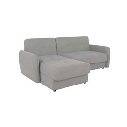ECKSOFA Lupo Silber Mikrofaser